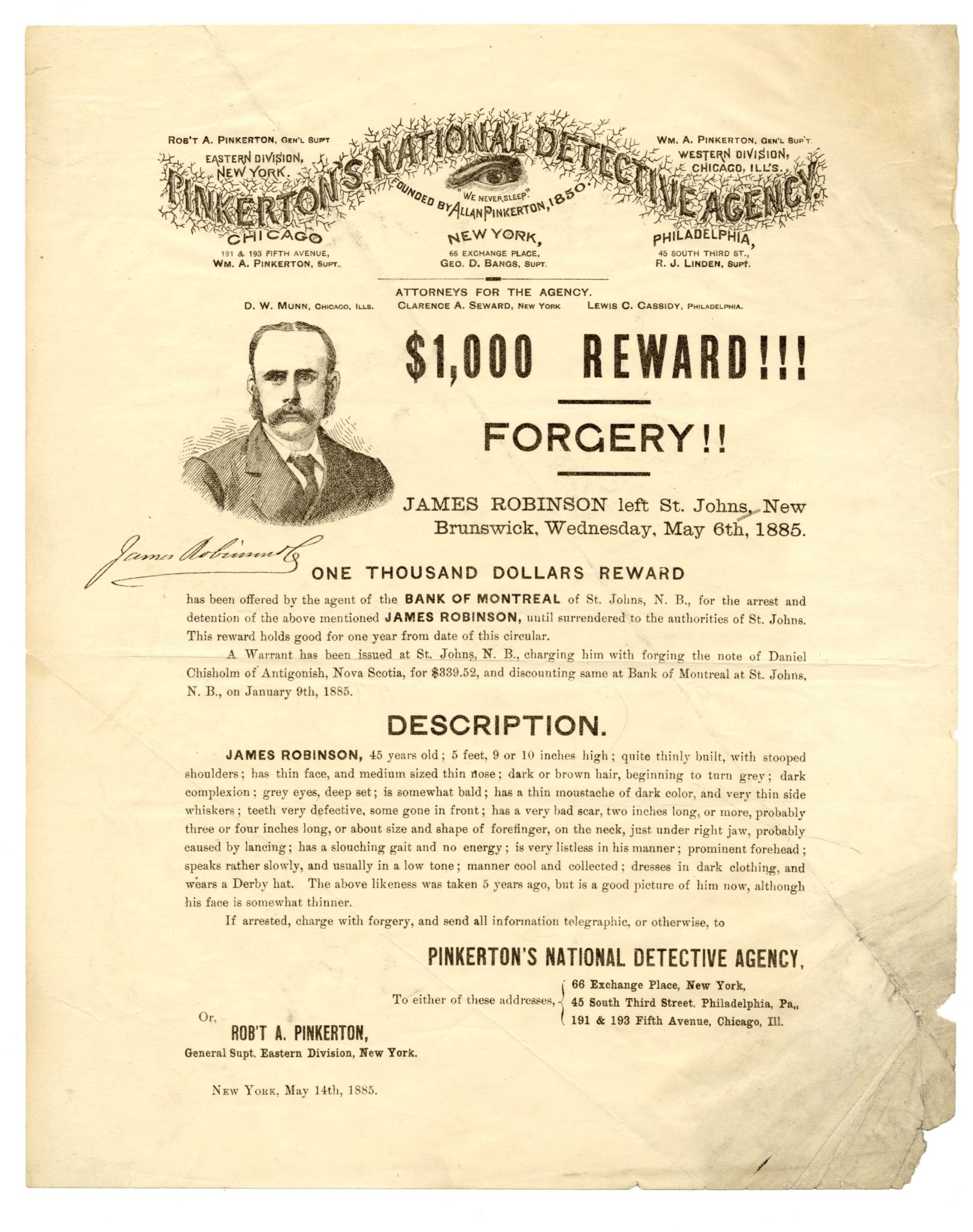How to catch a forger in 1885 – BMO